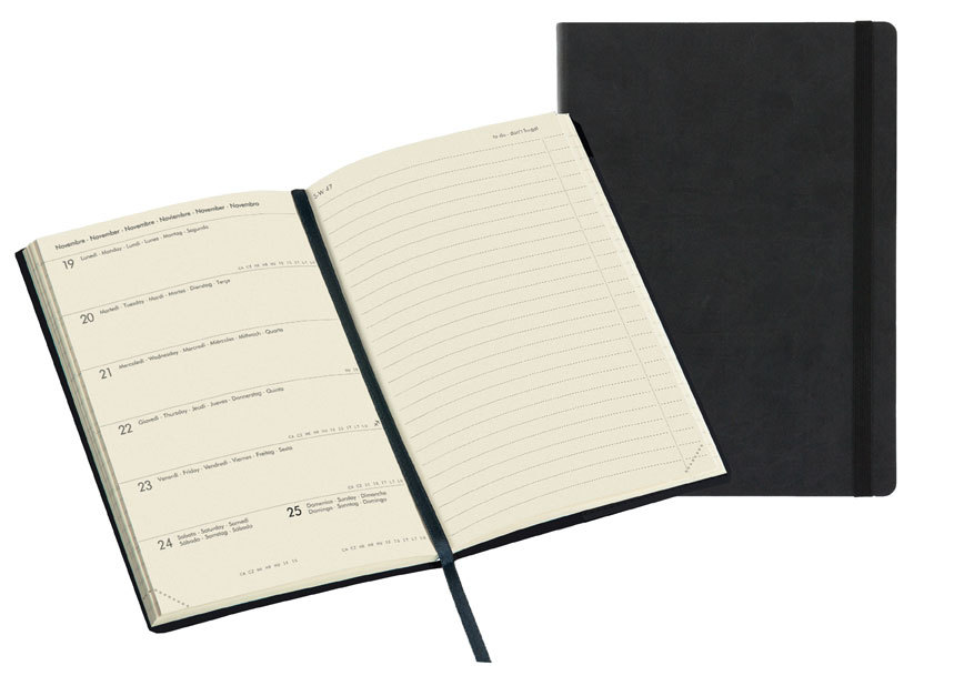 Buy Legami: Medium Weekly 12 Month 2020 Diary with Notes - Black at ...