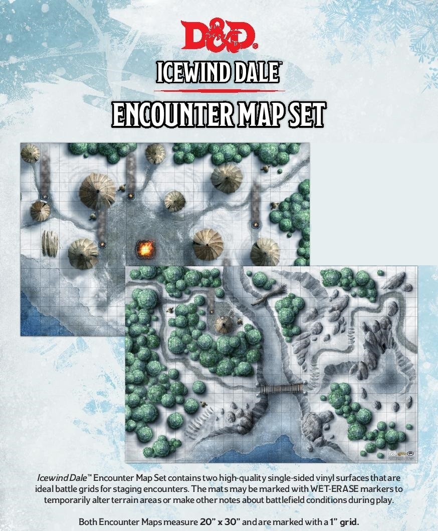 Dungeons & Dragons: Icewind Dale Encounter Map Set - (2x 20'x30') | at ...