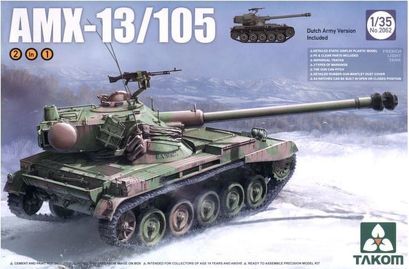 Takom: 1/35 AMX-13/105 Model Kit | at Mighty Ape NZ