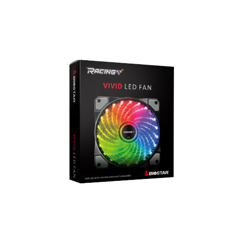120mm BIOSTAR Vivid LED Fan | at Mighty Ape NZ