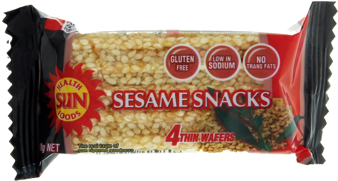 Sun Foods Sesame Snack Bar 40g x6 | at Mighty Ape NZ