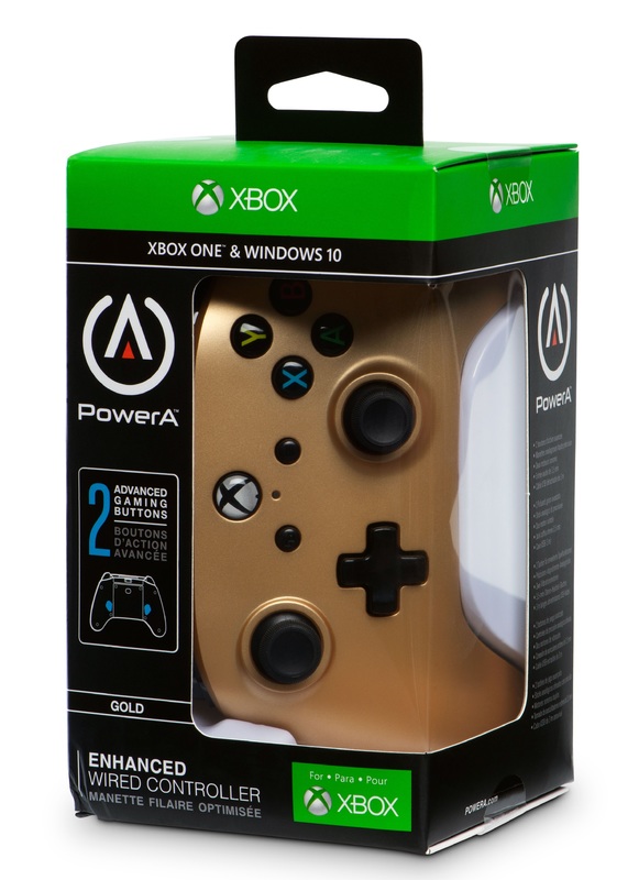 Xbox One Enhanced Wired Controller - Gold | Xbox One | Buy Now | at ...