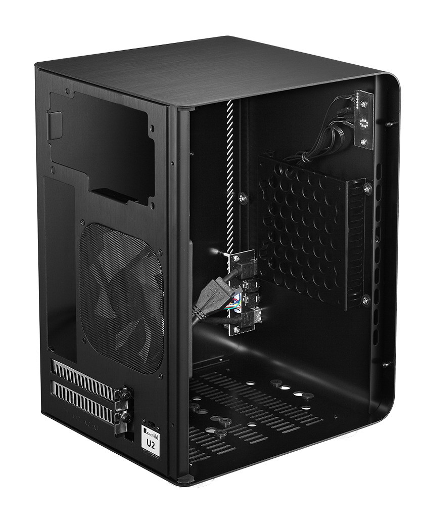 Jonsbo U2 Mini-ITX Tower Case (Black) | at Mighty Ape NZ