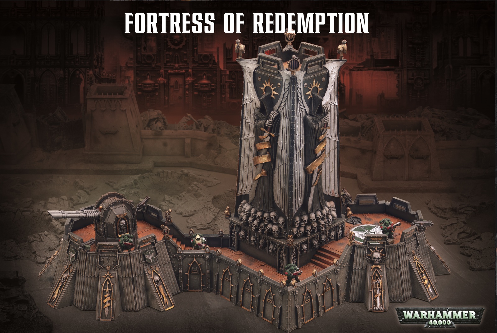 Warhammer 40,000 Fortress of Redemption Model Kit | at Mighty Ape Australia