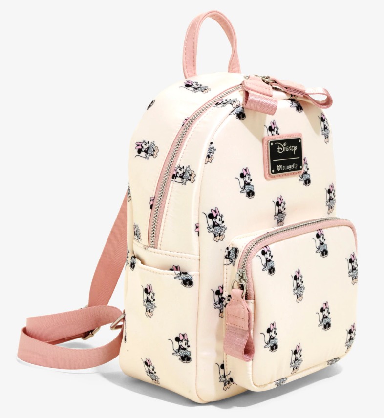 Loungefly: Minnie Pastel Satin Mini Backpack | Women's | at Mighty Ape ...
