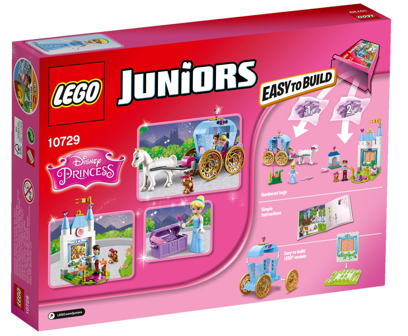 Buy LEGO Juniors - Cinderella’s Carriage (10729) at Mighty Ape NZ