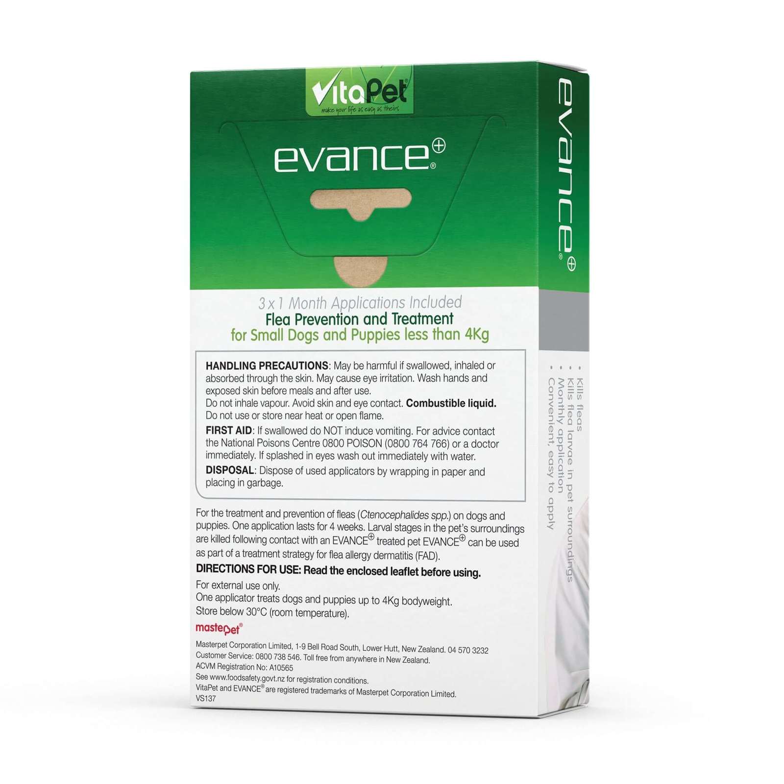 Buy Vitapet: Evance for Dogs Under 4kg (3 Pack) at Mighty Ape NZ