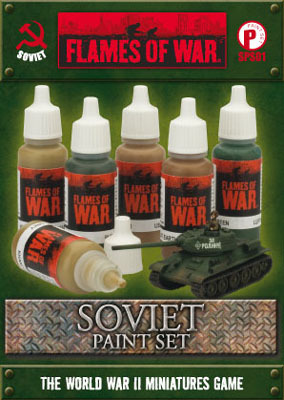 Flames of War - Soviet Paint Set | at Mighty Ape NZ