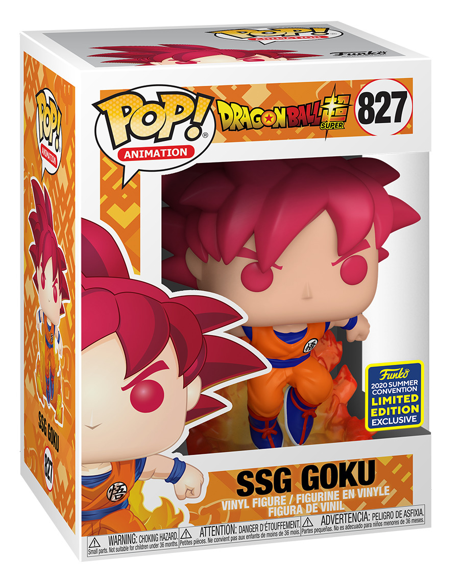 SSG Goku (with Aura) - Pop! Vinyl Figure (1 PER CUSTOMER) | at Mighty ...