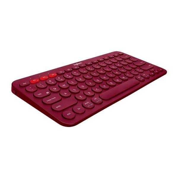 Logitech K380 Bluetooth Keyboard (Red) | at Mighty Ape NZ