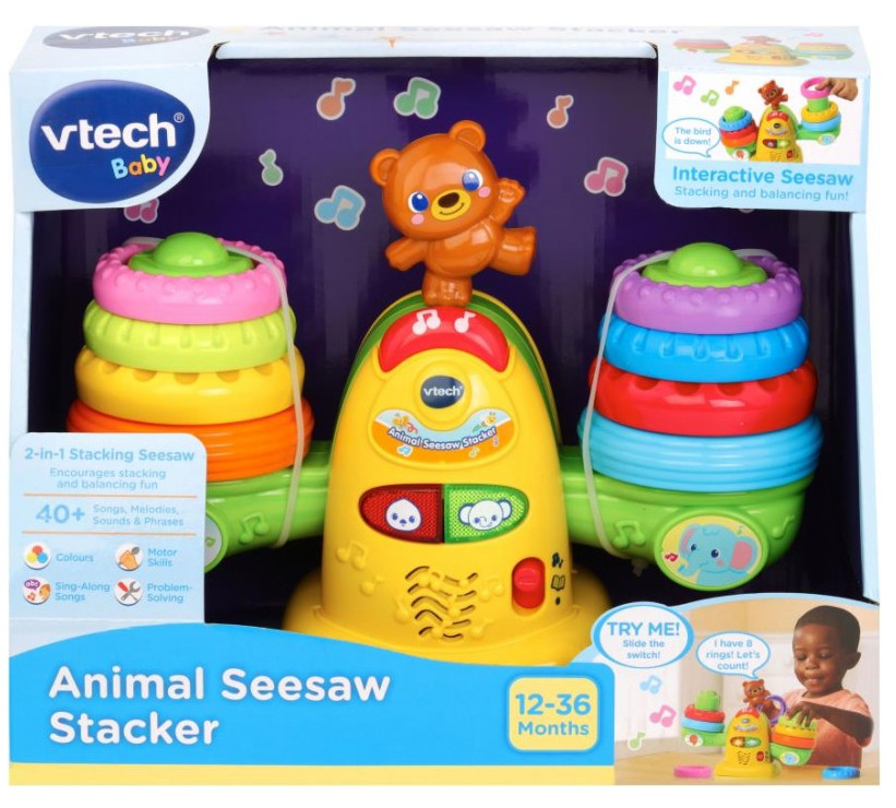 Buy Vtech - Animal See-saw Stacker at Mighty Ape Australia
