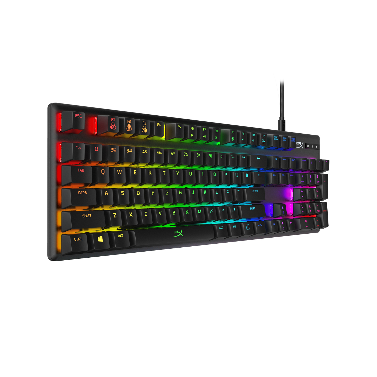 HyperX Alloy Origins RGB Mechanical Gaming Keyboard (Red Switches ...
