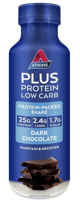 Buy Atkins PLUS Protein-Packed Shake - Dark Chocolate (400ml) at Mighty ...