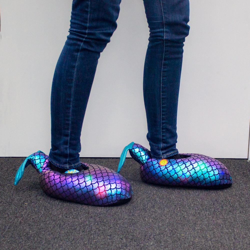 Mermaid Light Up LED Slippers (7/8) | Women's | at Mighty Ape NZ