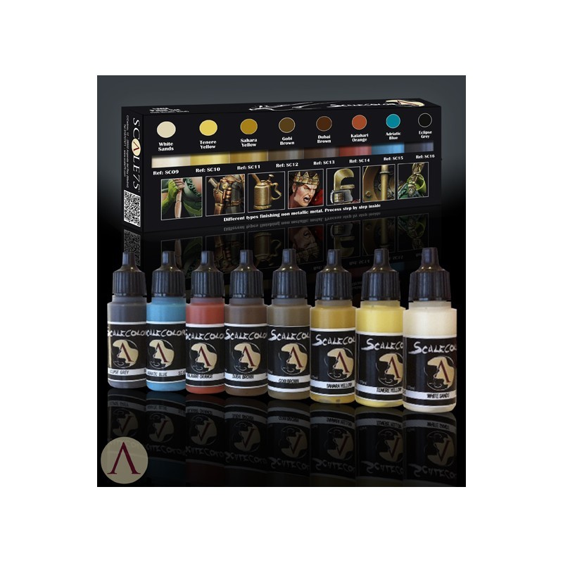 Scale75: Paint Set (Non Metallic Metal) - Gold | at Mighty Ape Australia