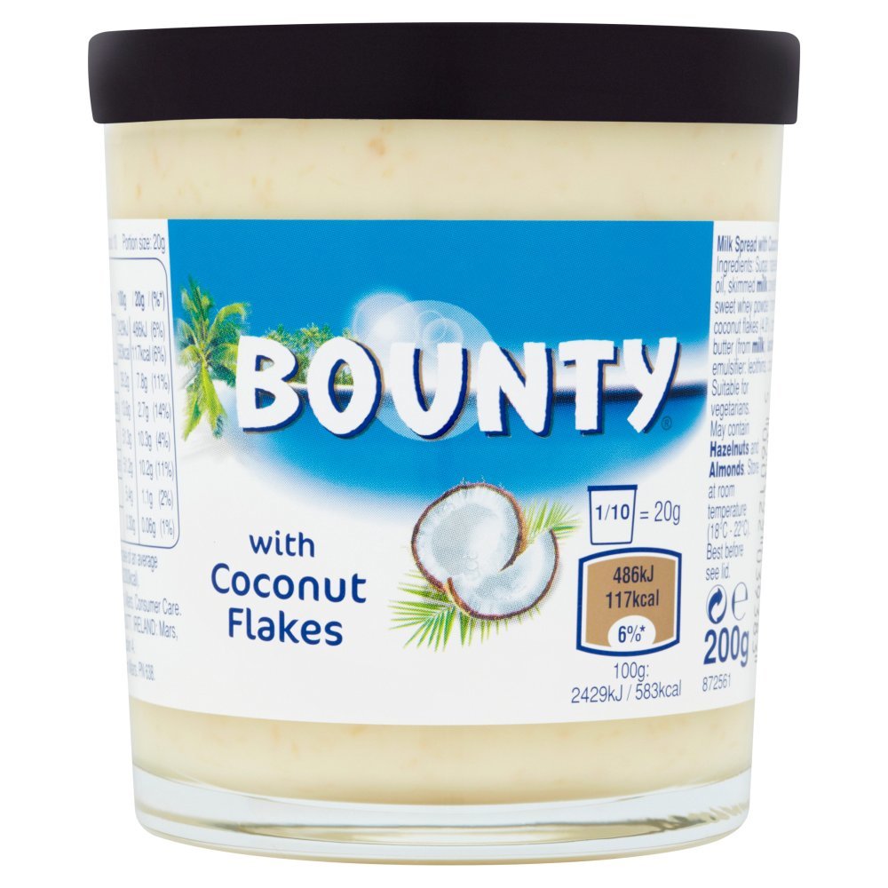 Bounty Chocolate Spread (200g) | at Mighty Ape NZ
