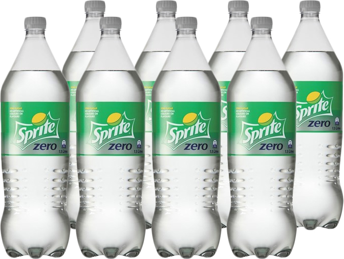 Sprite Zero Soft Drink Lemonade 1.5l (8 Pack) | at Mighty Ape NZ