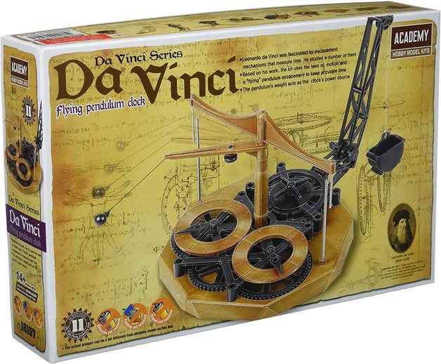 Da Vinci Clock - Model Kit | at Mighty Ape Australia