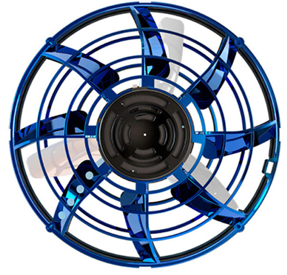 Rotary Rechargeable Flying Gyroscope USB Toy - Blue | at Mighty Ape NZ