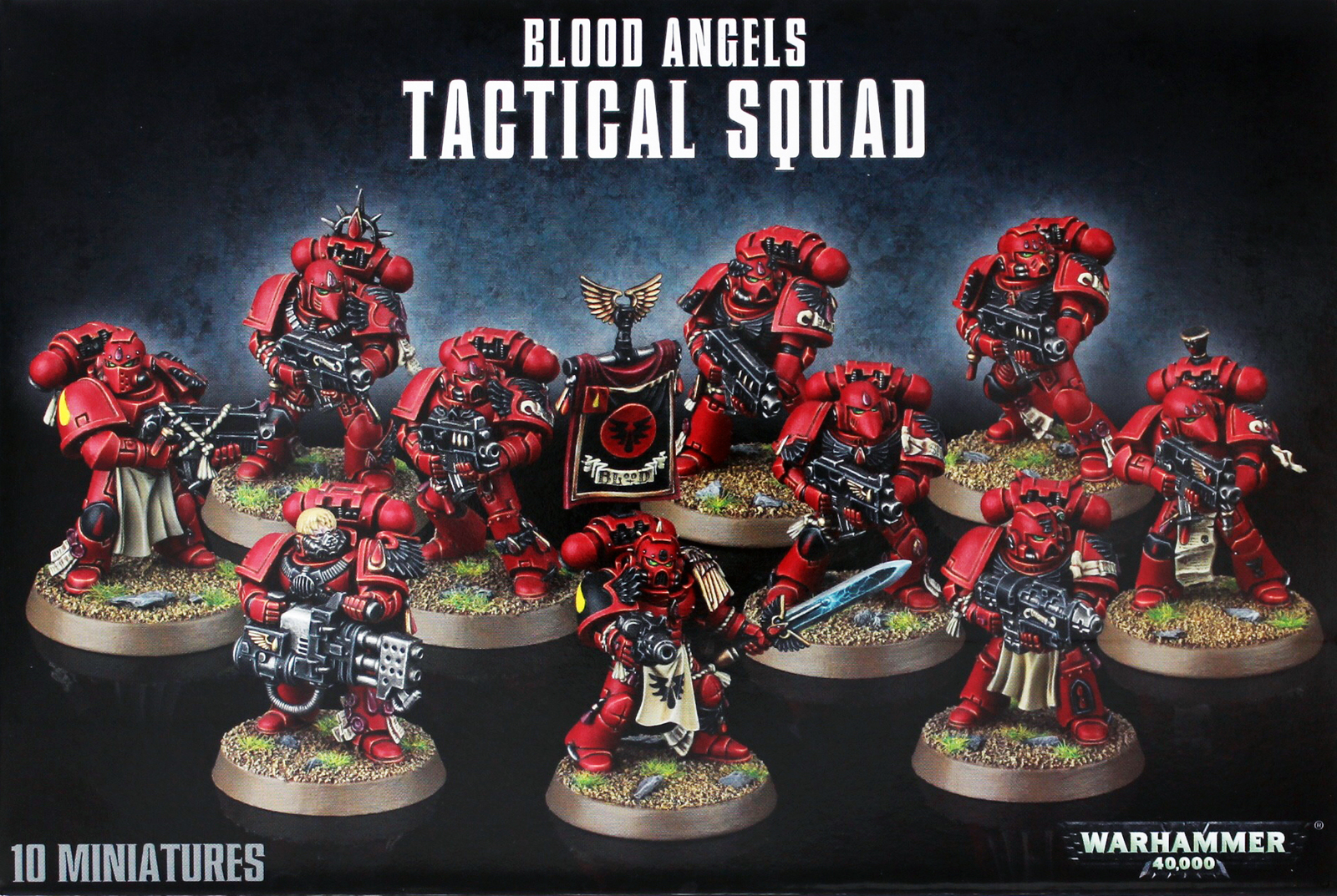 Warhammer 40,000 Blood Angels Tactical Squad | at Mighty Ape NZ