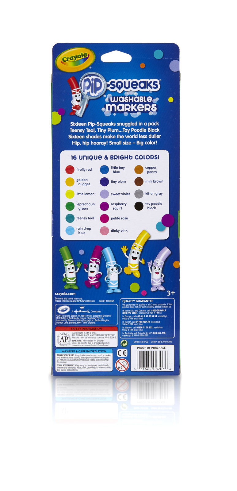 Buy Crayola: 16 Pipsqueaks Washable Markers at Mighty Ape NZ Buy Crayola: 16 Pipsqueaks Washable Markers at Mighty Ape NZ