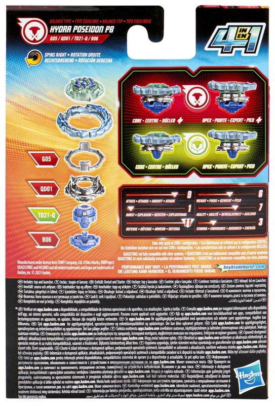 Buy Beyblade Burst: QuadStrike - Hydra Poseidon P8 at Mighty Ape NZ
