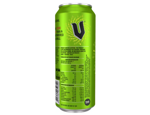 V 500ml Can (12 pack) | at Mighty Ape NZ