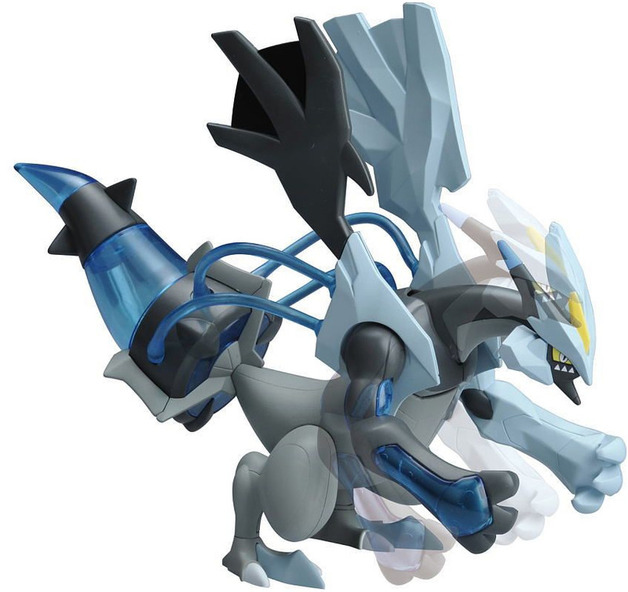 Pokemon Plamo Collection No.27 & No.28 Black Kyurem & White Kyurem ...