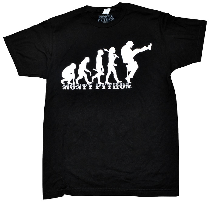 Monty Python Evolution T-Shirt (S) | Men's | at Mighty Ape NZ