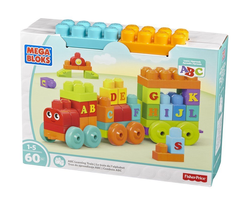 Buy Mega Bloks - ABC Learning Train at Mighty Ape NZ