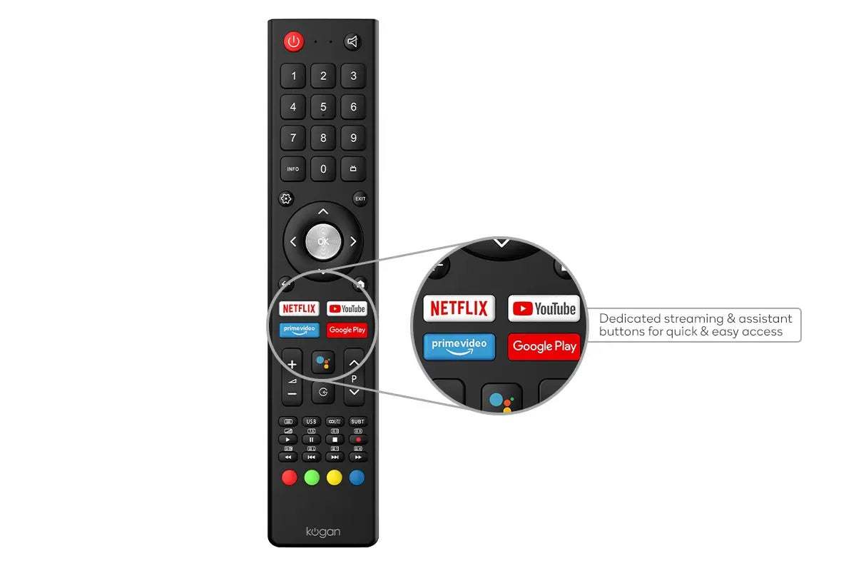 Kogan QLED 65" 4K UHD HDR Smart TV Android TV (Dolby Atmos, XQ9610 ...