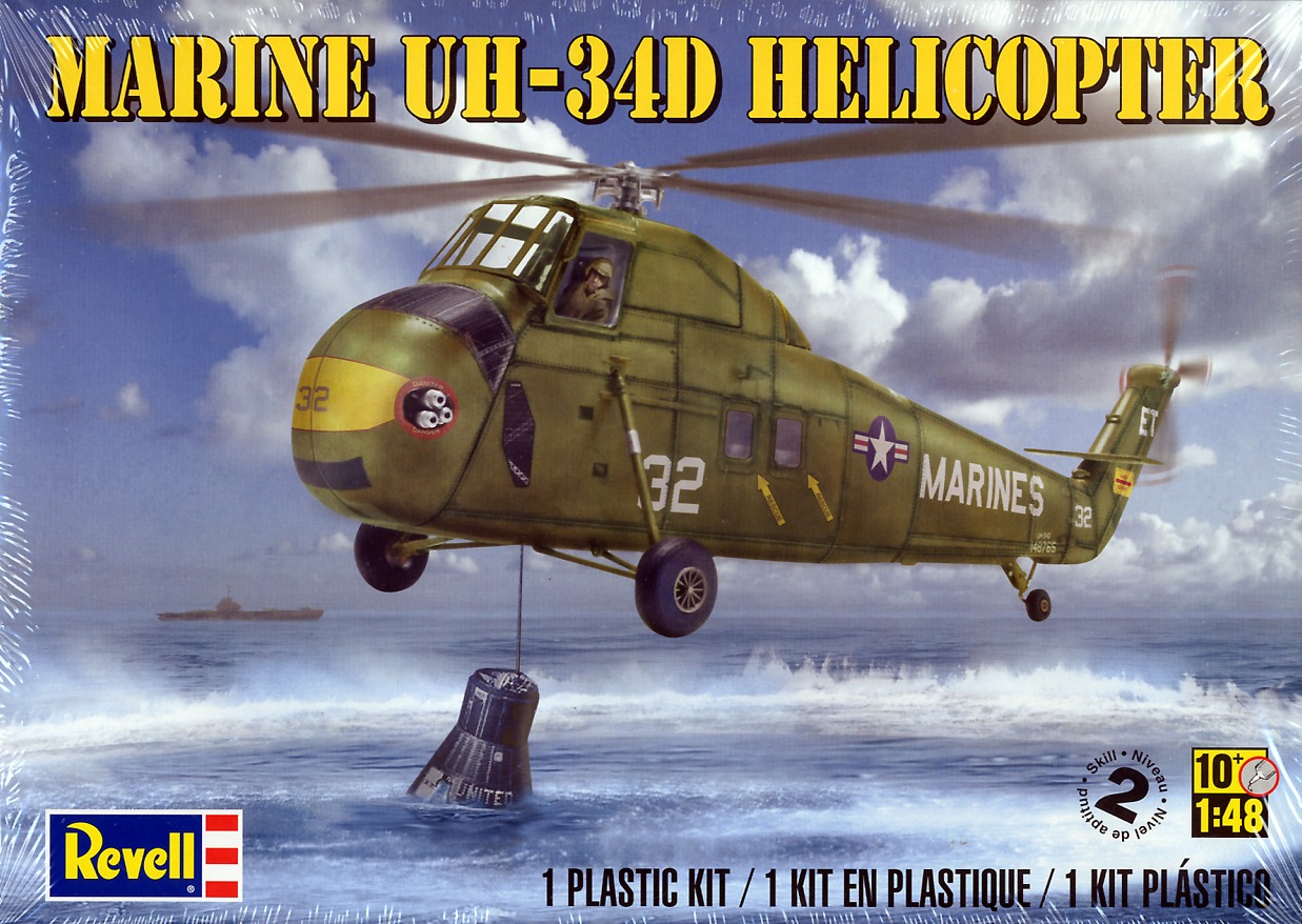 Revell 1/48 Marine Uh-34 Helicopter Scale Model Kit | at Mighty Ape NZ
