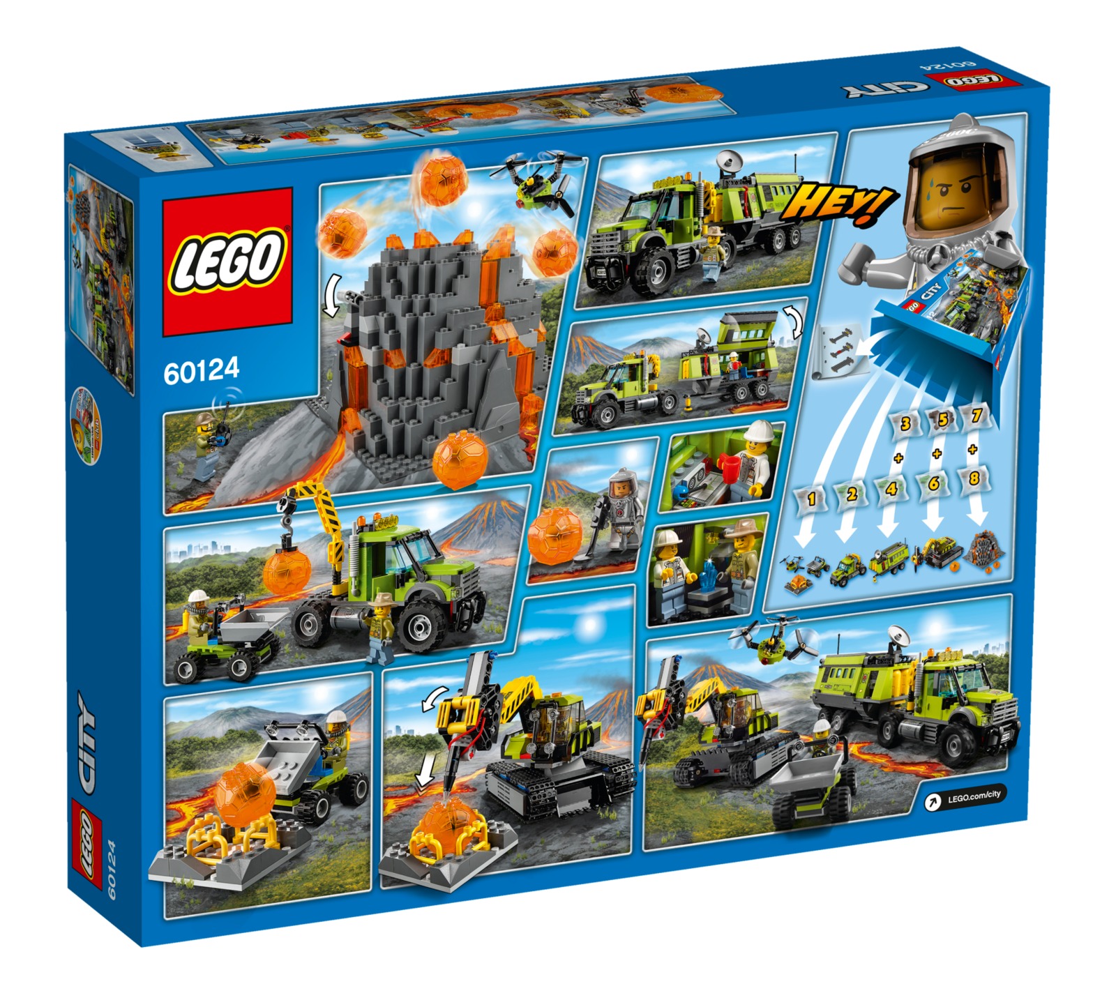 Buy LEGO City: Volcano Exploration Base (60124) at Mighty Ape NZ