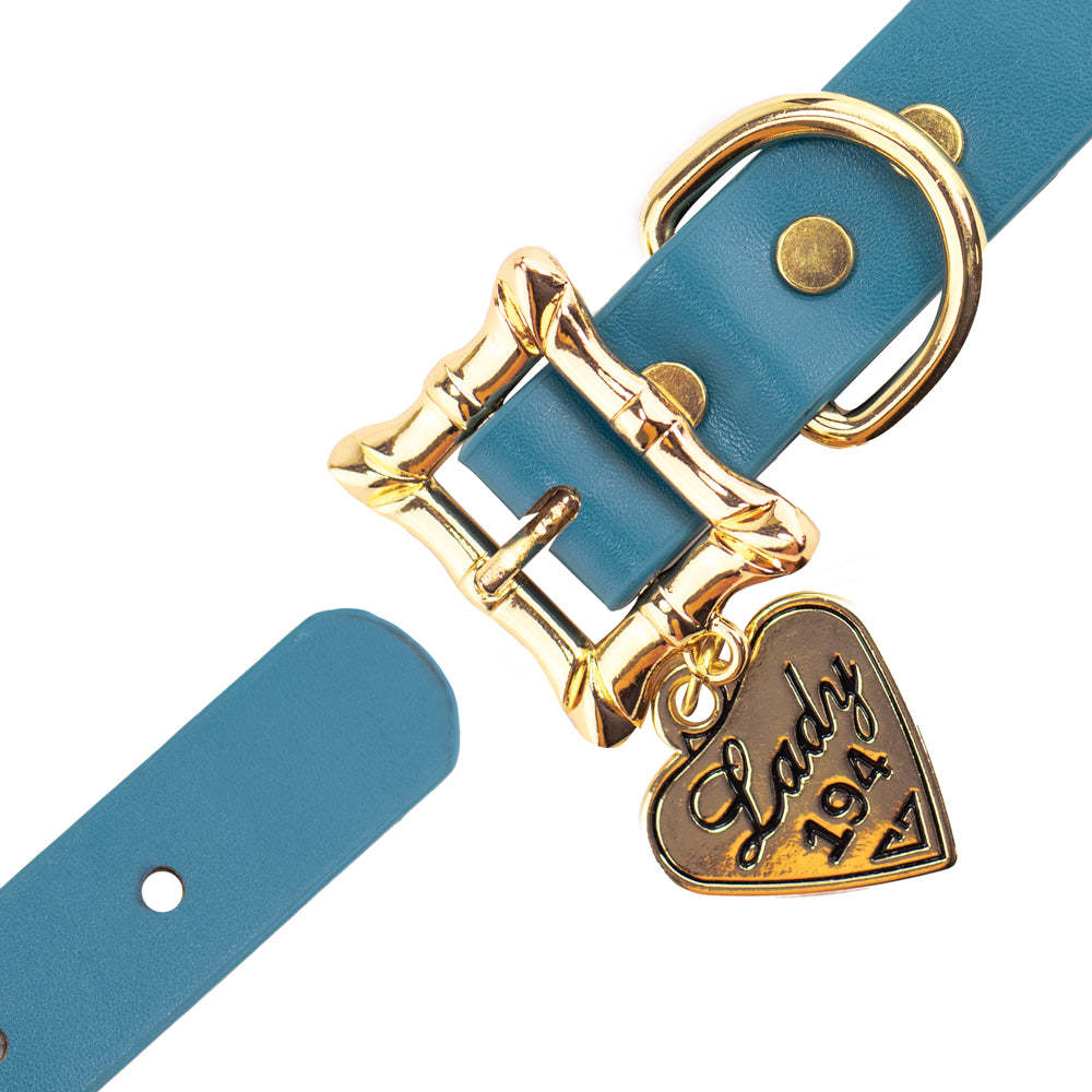 Buy Disney: Lady & the Tramp Heart Charm Vegan Leather Dog Collar - XX ...