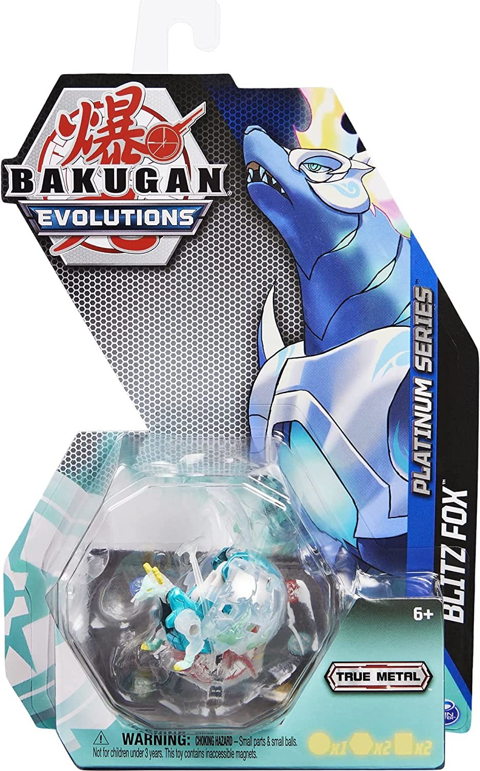 Buy Bakugan: Evolutions Platinum Series - Blitz Fox at Mighty Ape NZ