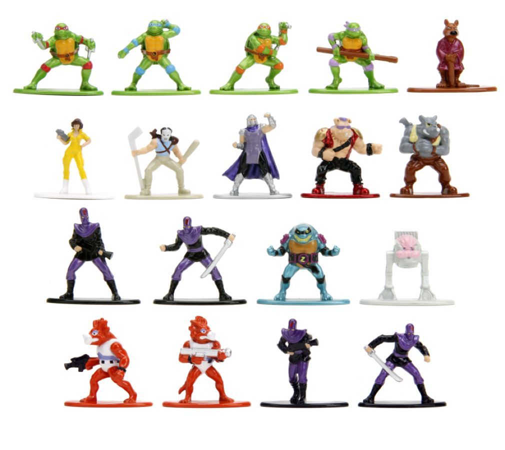 Teenage Mutant Ninja Turtles (TV'87) - Nano Metalfigs 18-Pack Wave 01 ...