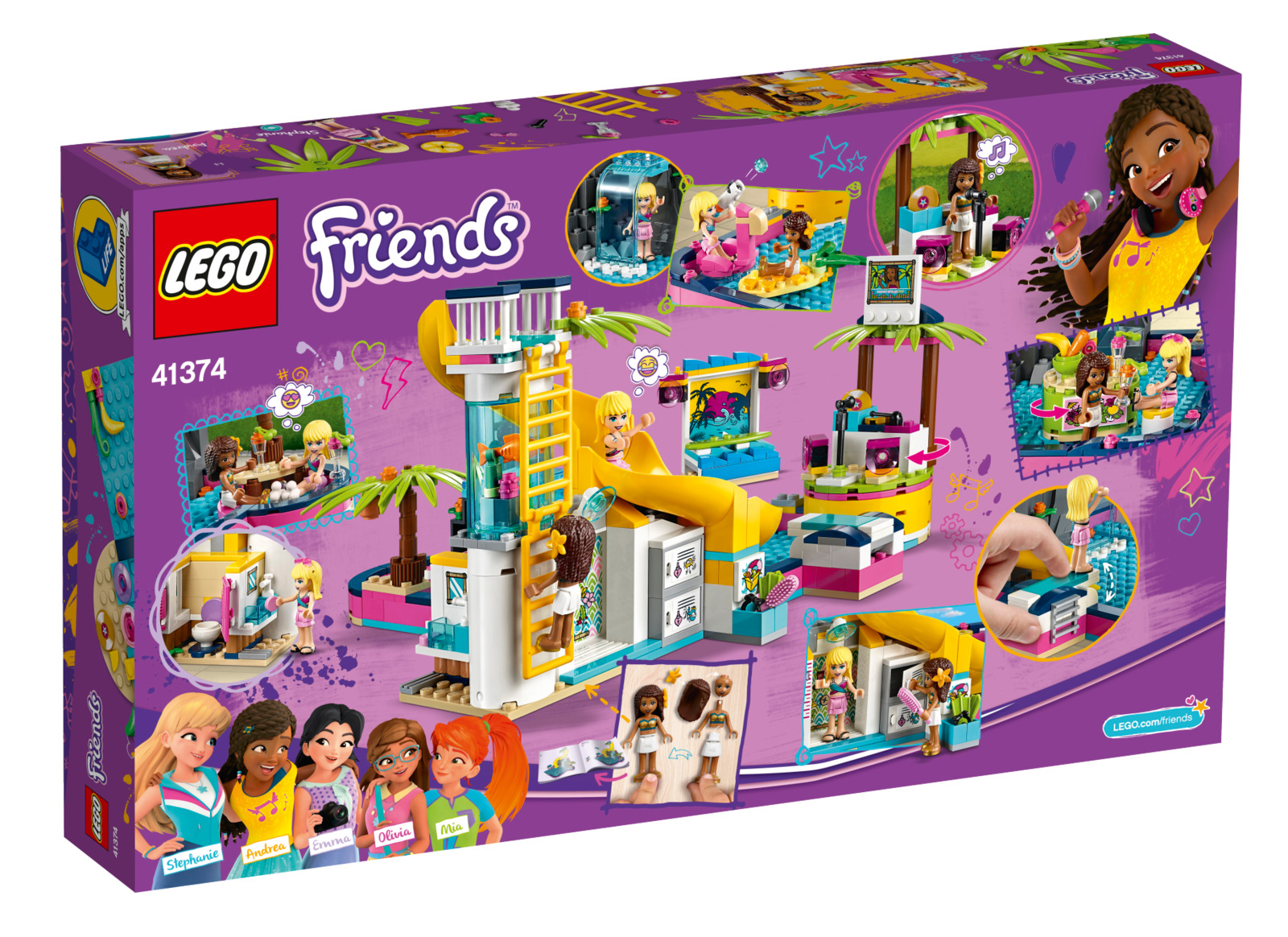 Buy LEGO Friends - Andrea's Pool Party at Mighty Ape NZ