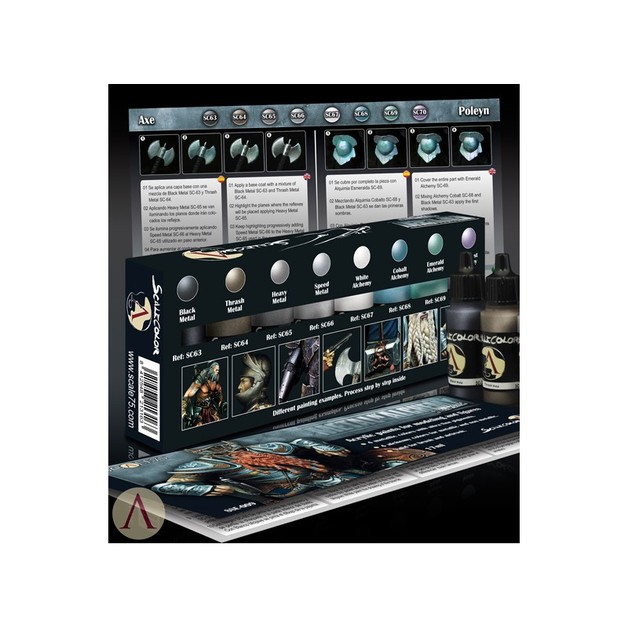 Scale75 Paint Set: Metal N' Alchemy Steel Series | at Mighty Ape NZ