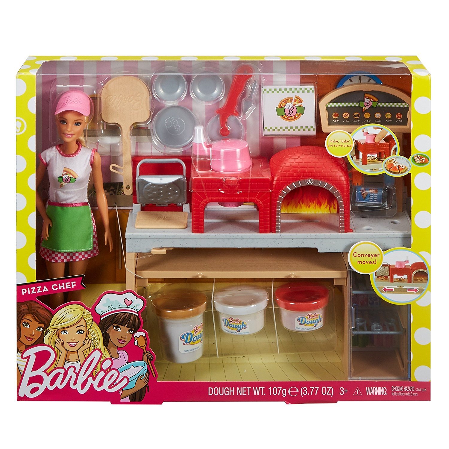 Buy Barbie: Pizza Chef - Doll & Playset at Mighty Ape NZ