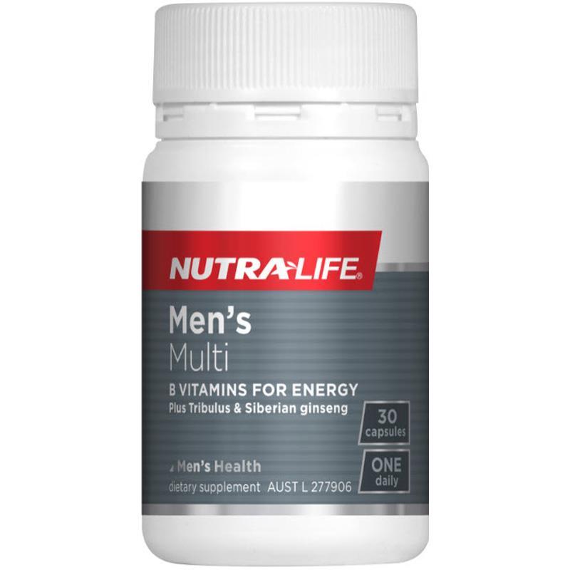 Buy Nutra Life: Mens Multi One-A-Day Caps (30s) at Mighty Ape NZ