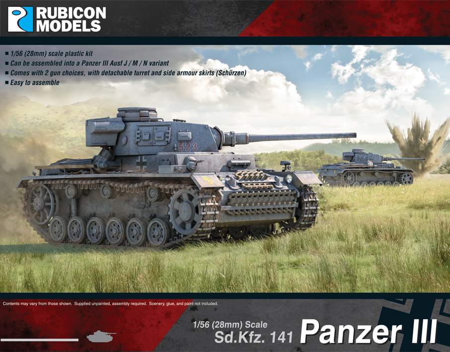 Rubicon 1/56 Panzer III Mid War | at Mighty Ape Australia