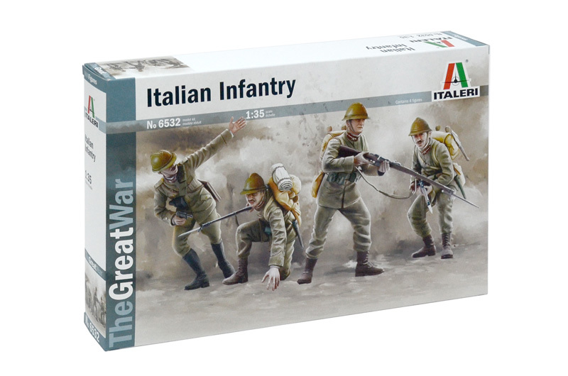 Italeri 1:35 WW1 Italian Infantry Model Kit | at Mighty Ape Australia
