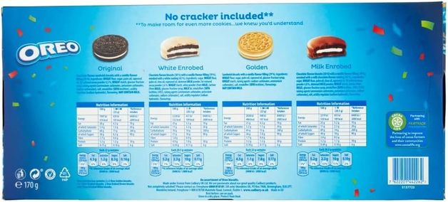 Oreo: Festive Favourites Selection Box - 170g (Pack of 8) | at Mighty ...