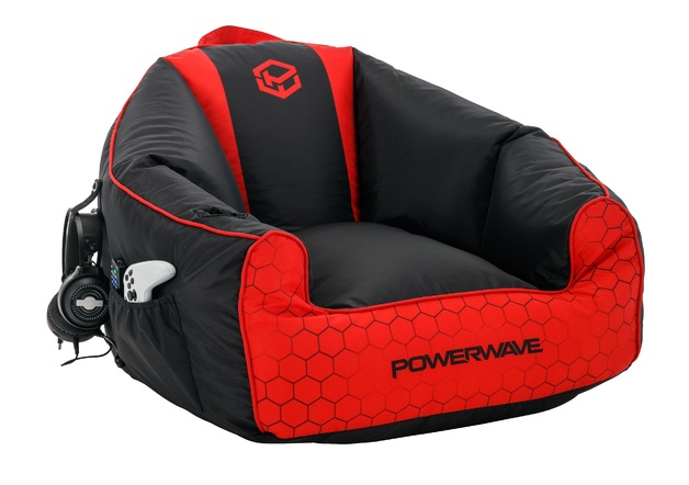 Powerwave Bean Bag Chair Puff (Red) | | Buy Now | at Mighty Ape NZ