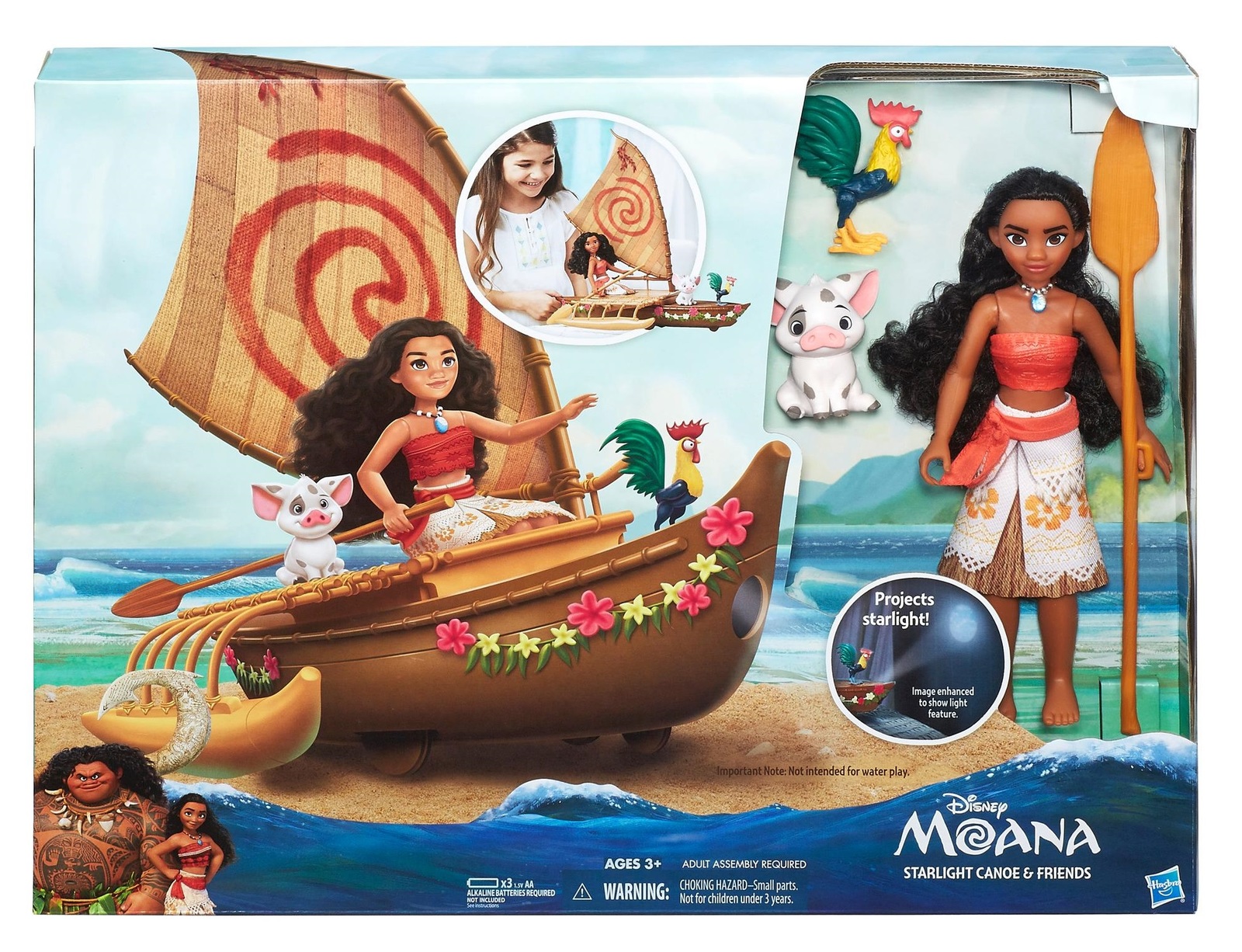 Disney's Moana: Moana & Friends - Starlight Canoe Playset Images at ...