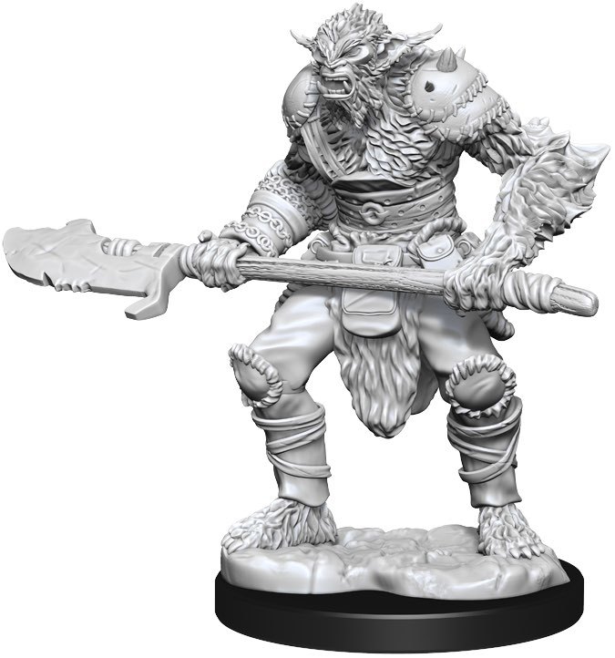 D&D Nolzur's Marvelous: Unpainted Miniatures - Bugbear Barbarian Male ...