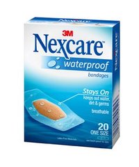 Buy Nexcare Waterproof Bandages One Size (20pk) at Mighty Ape NZ