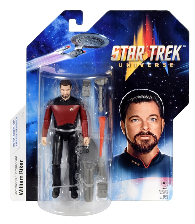 Buy Commander William Riker - Basic Figure at Mighty Ape NZ