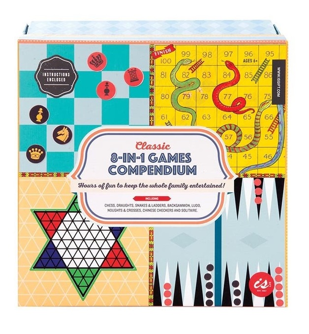 Classic Games - 8-In-1 Compendium | Board Game | at Mighty Ape NZ