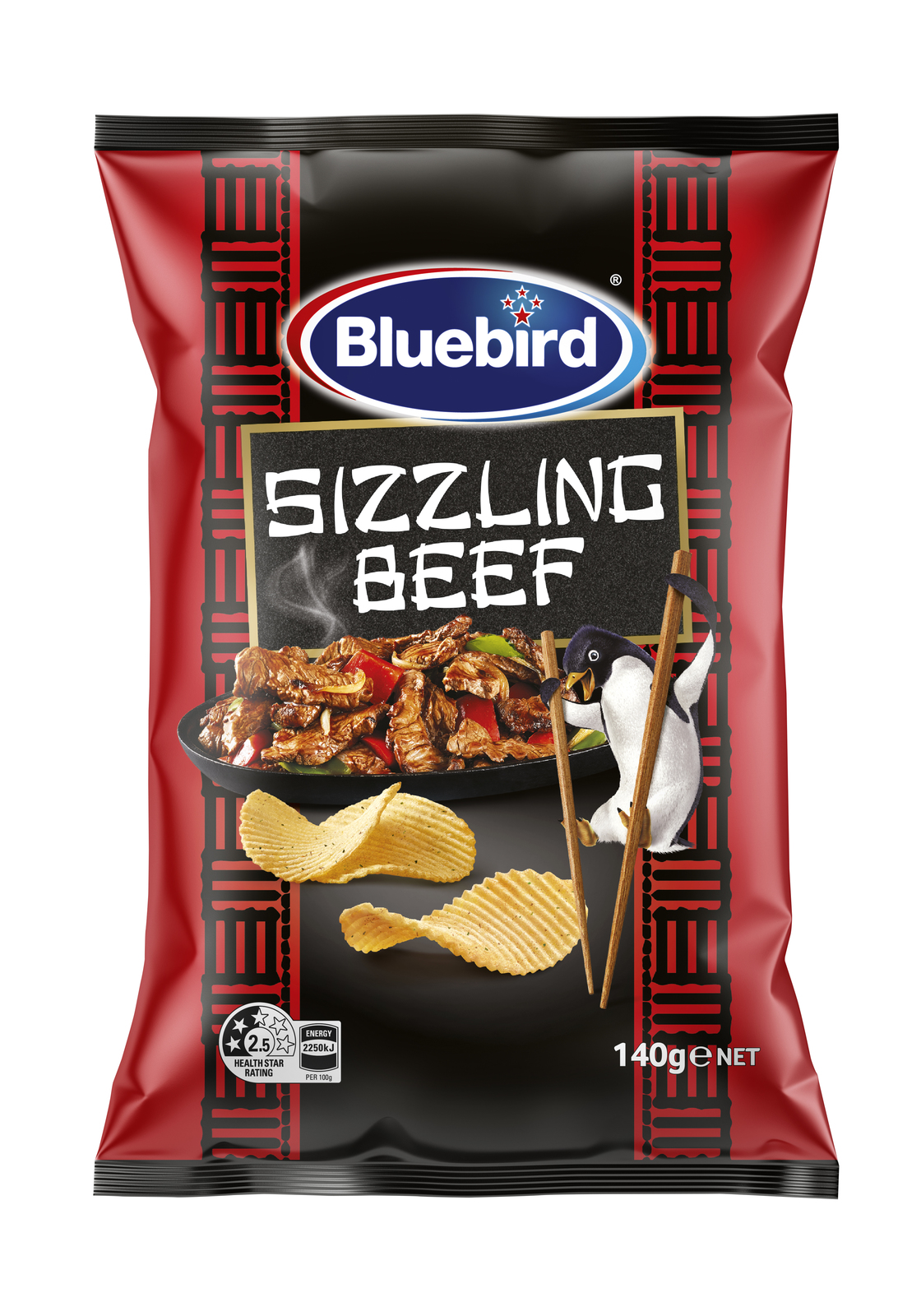 Bluebird Original Sizzling Beef 140g | at Mighty Ape NZ